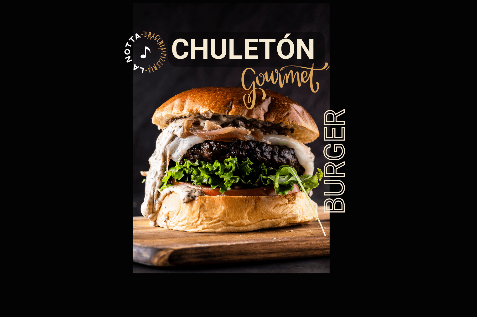 BURGER DE CHULETÓN - La Notta Berga